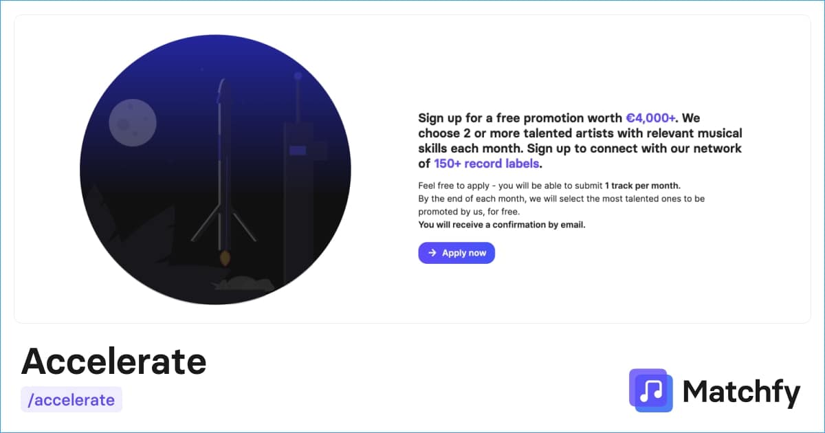 Matchfy | Accelerate